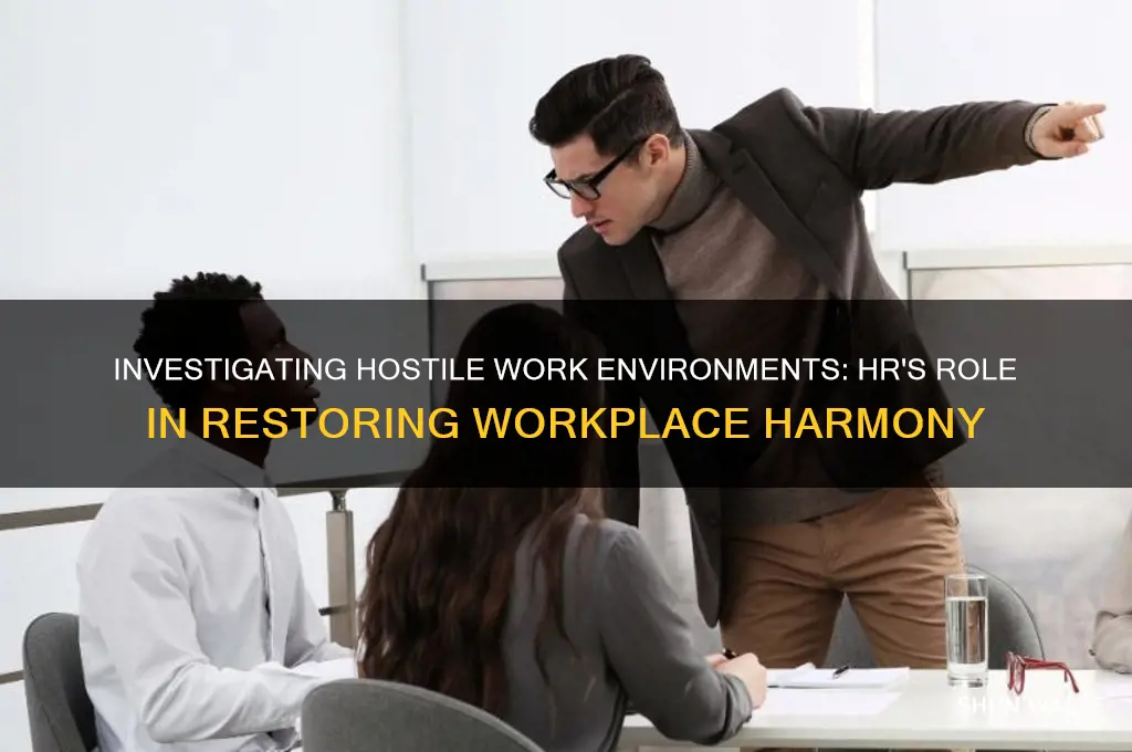 Investigating Hostile Work Environments: Hr's Role In Restoring ...