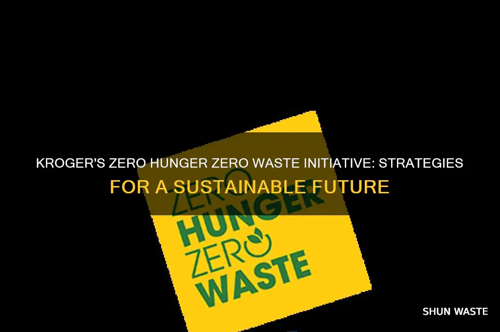 Kroger's Zero Hunger Zero Waste Initiative: Strategies For A ...