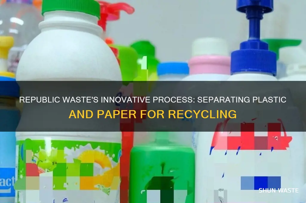Republic Waste's Innovative Process: Separating Plastic And Paper For ...