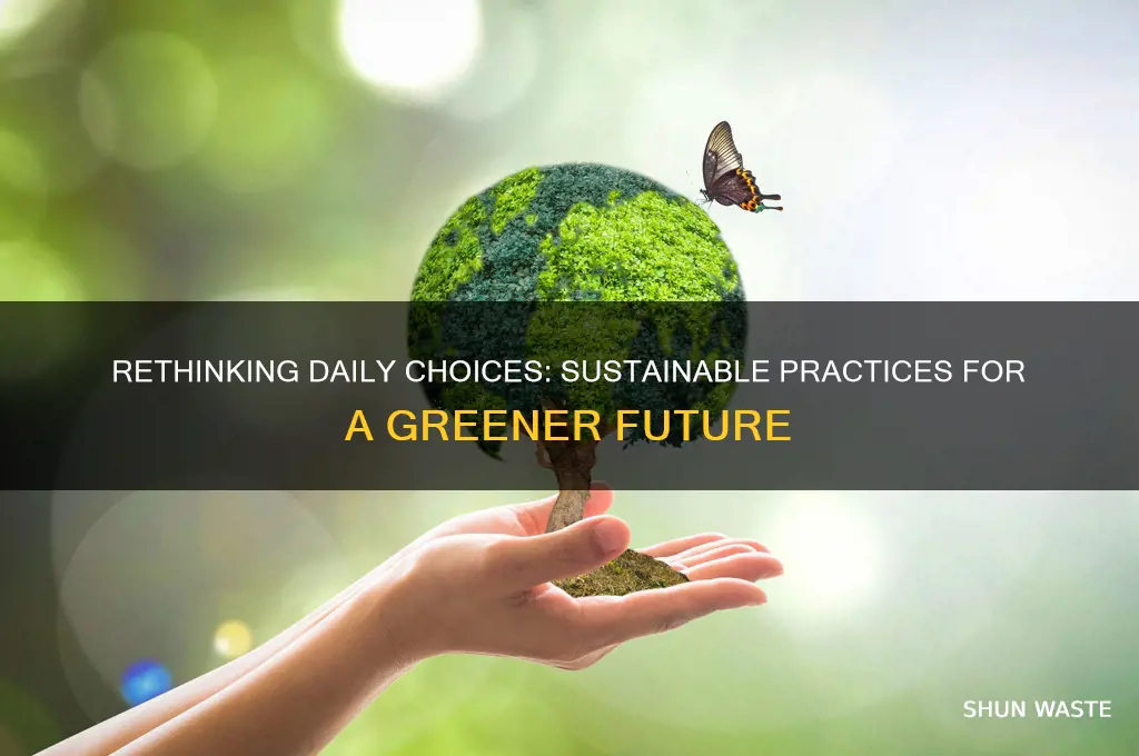 Rethinking Daily Choices: Sustainable Practices For A Greener Future ...
