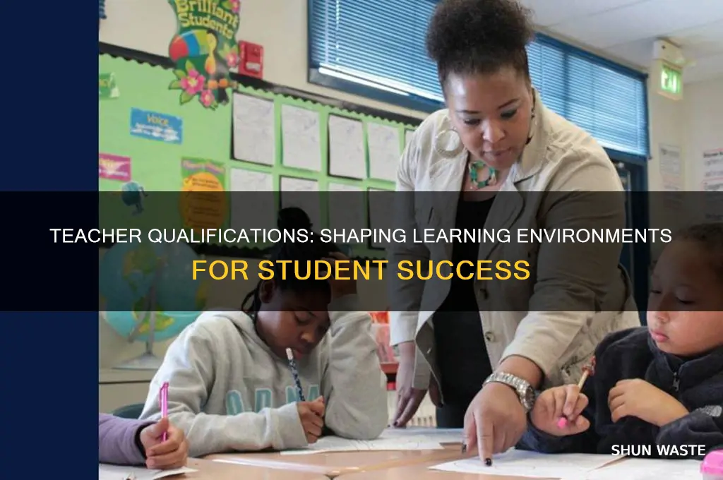 Teacher Qualifications: Shaping Learning Environments For Student ...