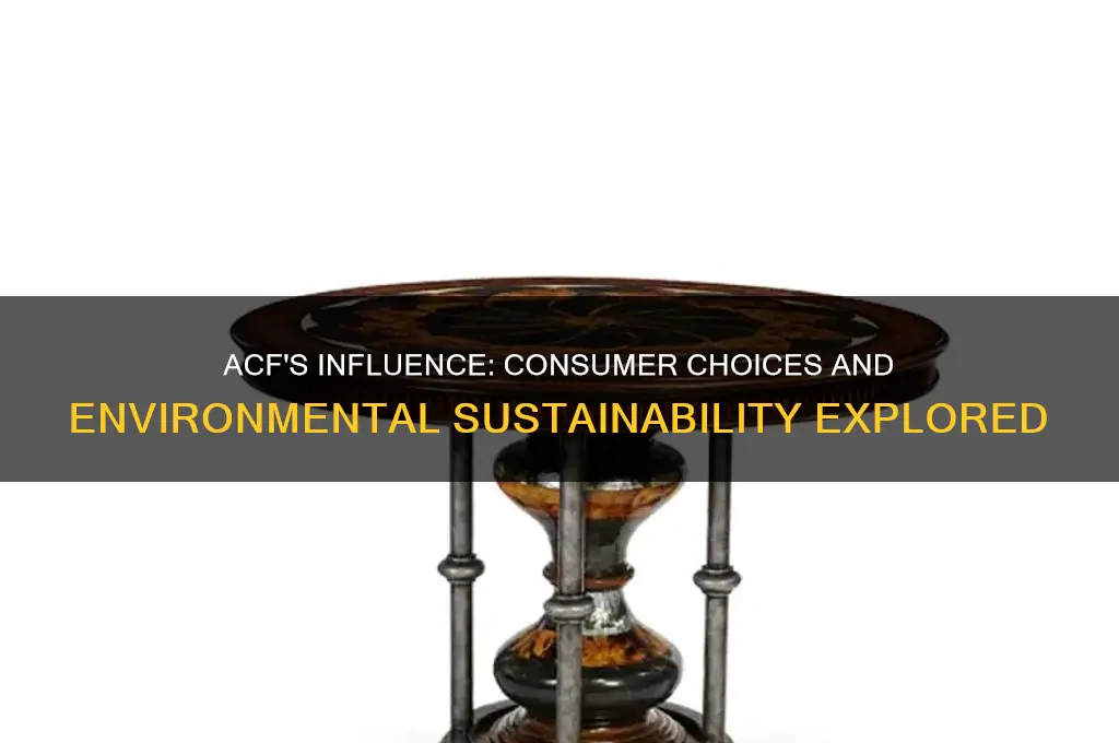 Acf's Influence: Consumer Choices And Environmental Sustainability ...