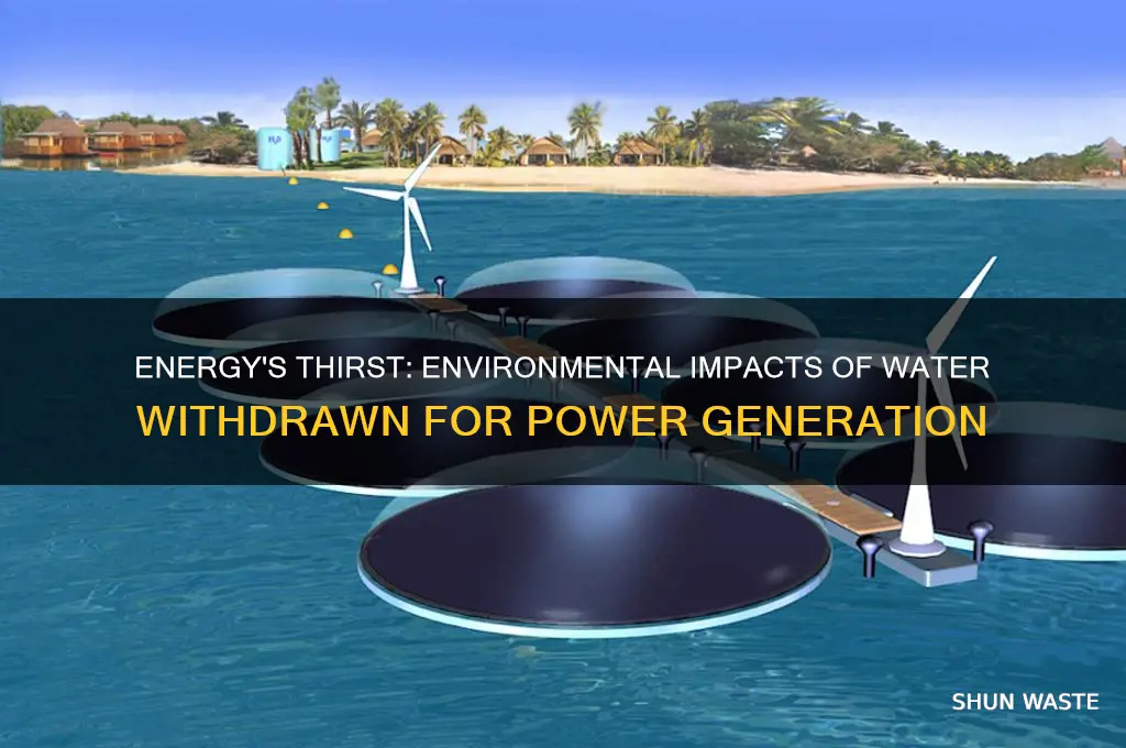 Energy's Thirst: Environmental Impacts Of Water Withdrawn For Power ...