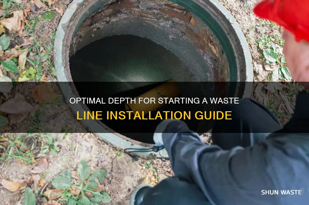 Optimal Depth For Starting A Waste Line Installation Guide | ShunWaste