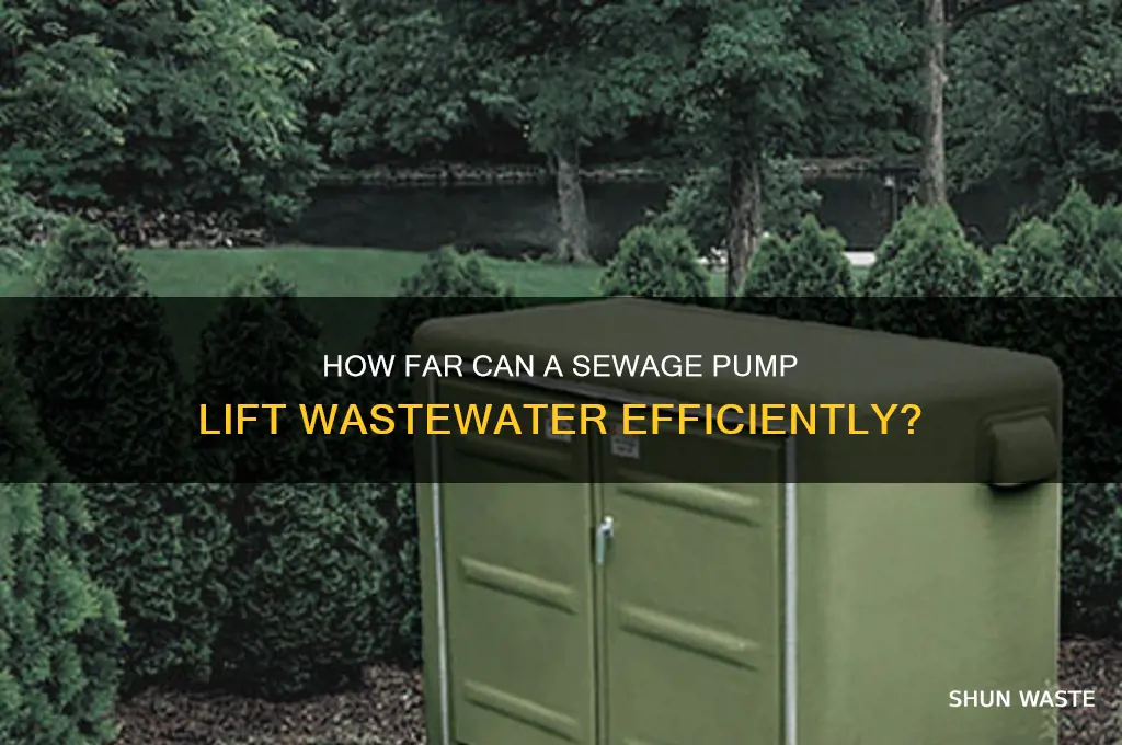 How Far Can A Sewage Pump Lift Wastewater Efficiently? | ShunWaste
