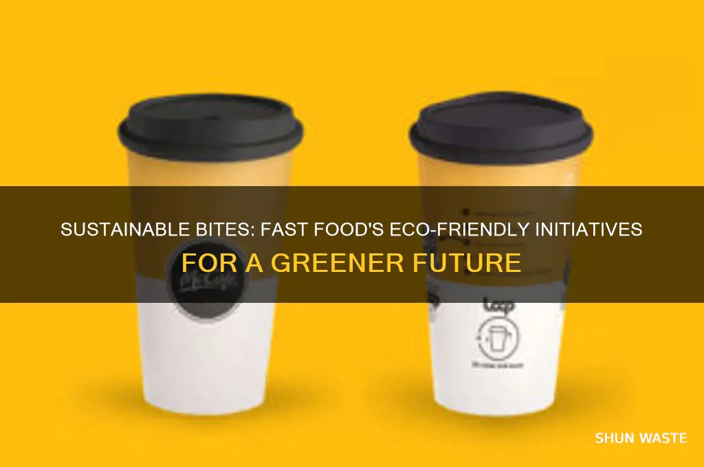 Sustainable Bites: Fast Food's Eco-Friendly Initiatives For A Greener ...