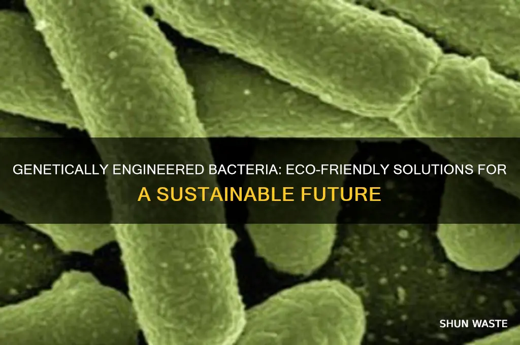 Genetically Engineered Bacteria: Eco-Friendly Solutions For A ...
