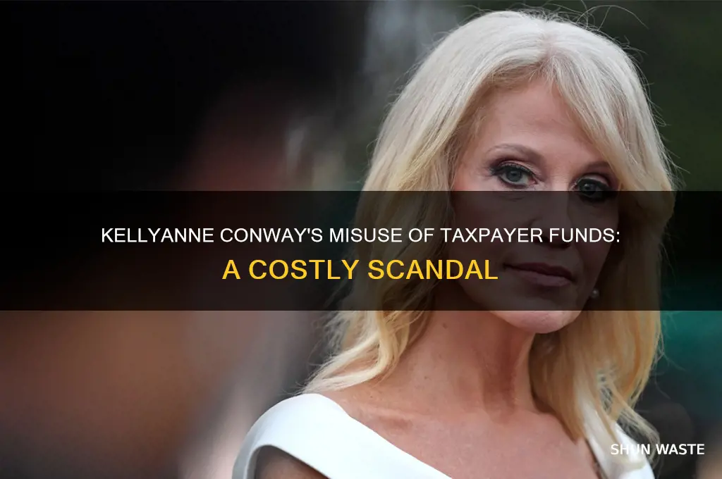 Kellyanne Conway's Misuse Of Taxpayer Funds: A Costly Scandal | ShunWaste