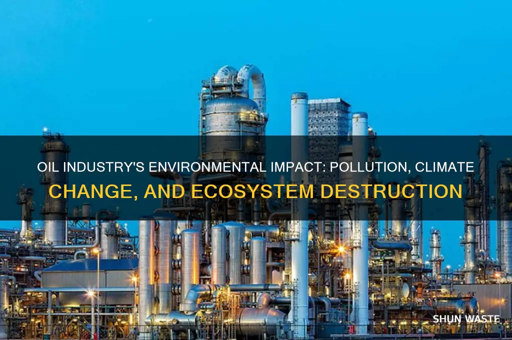 Oil Industry's Environmental Impact: Pollution, Climate Change, And ...