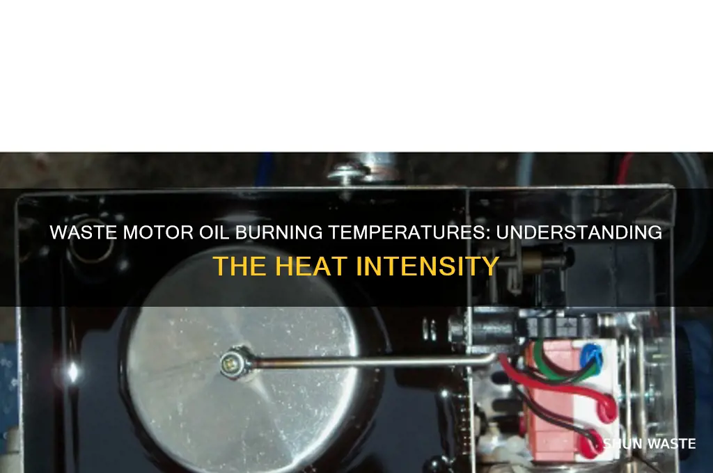 Waste Motor Oil Burning Temperatures: Understanding The Heat Intensity ...