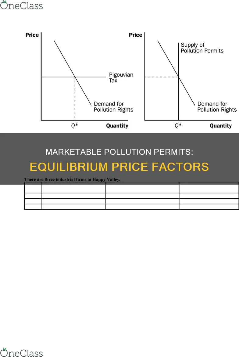 Marketable Pollution Permits: Equilibrium Price Factors | ShunWaste
