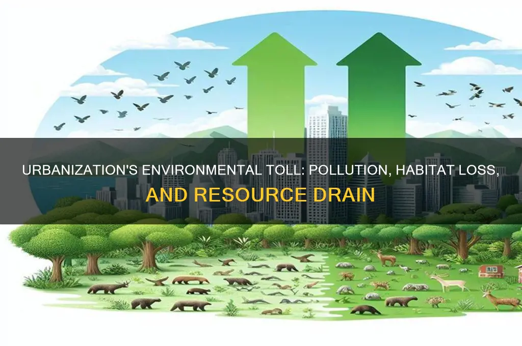 Urbanization s Environmental Toll Pollution Habitat Loss And