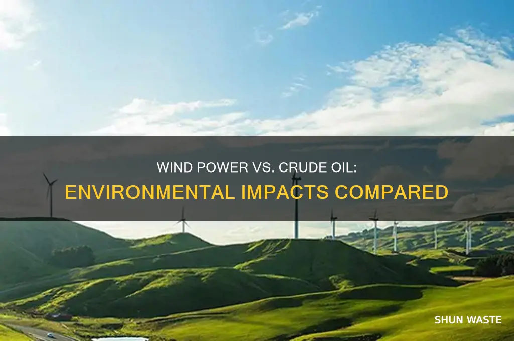 Wind Power Vs. Crude Oil: Environmental Impacts Compared | ShunWaste
