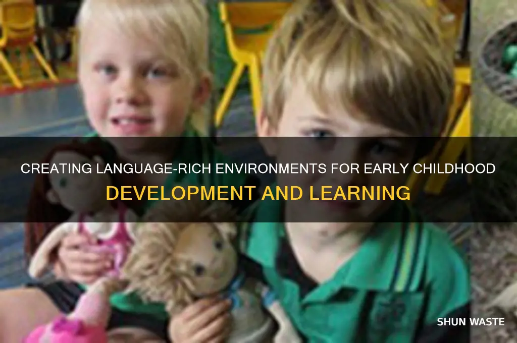 Creating Language-Rich Environments For Early Childhood Development And ...