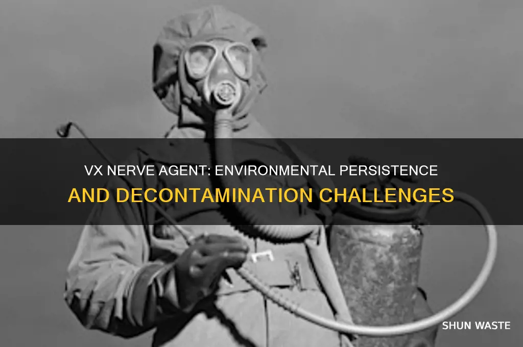 Vx Nerve Agent: Environmental Persistence And Decontamination ...