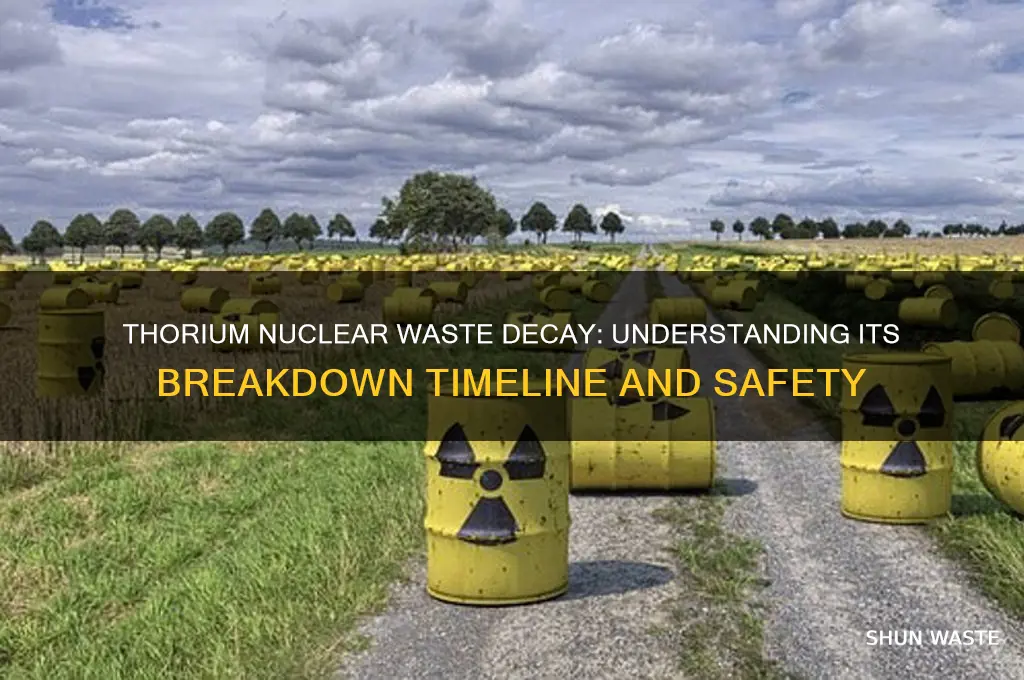 Thorium Nuclear Waste Decay: Understanding Its Breakdown Timeline And ...