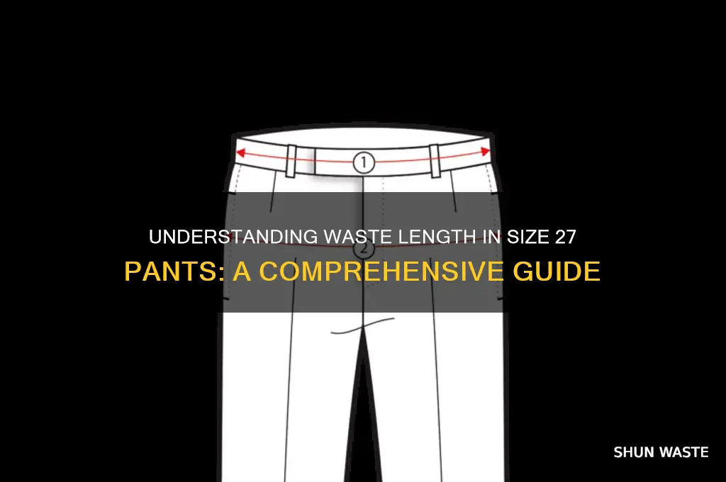 Understanding Waste Length In Size 27 Pants: A Comprehensive Guide ...