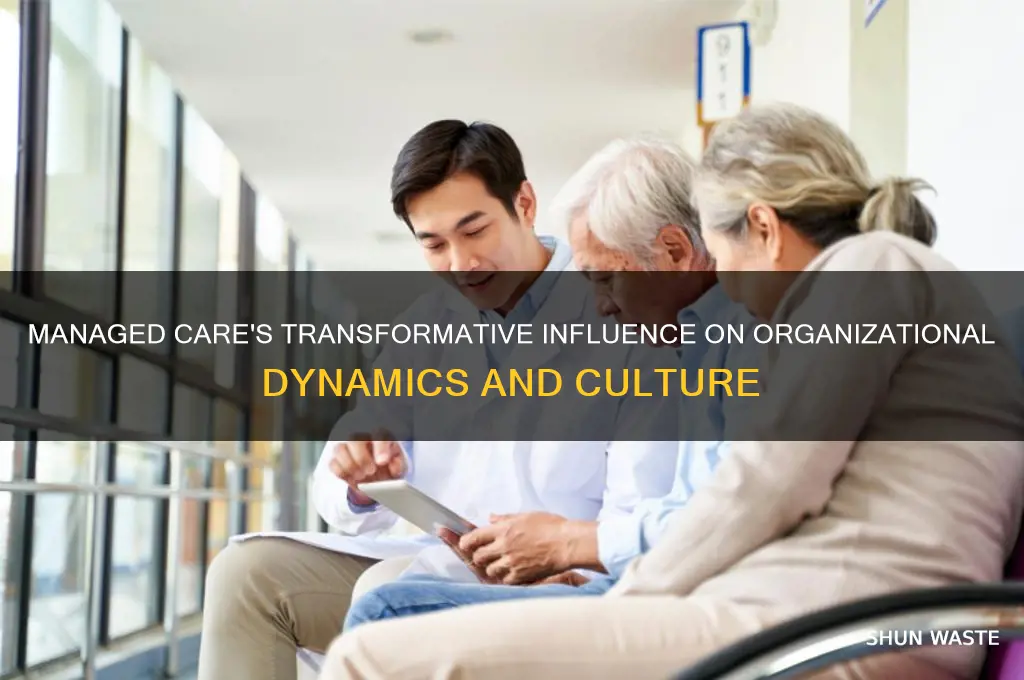 Managed Care's Transformative Influence On Organizational Dynamics And ...