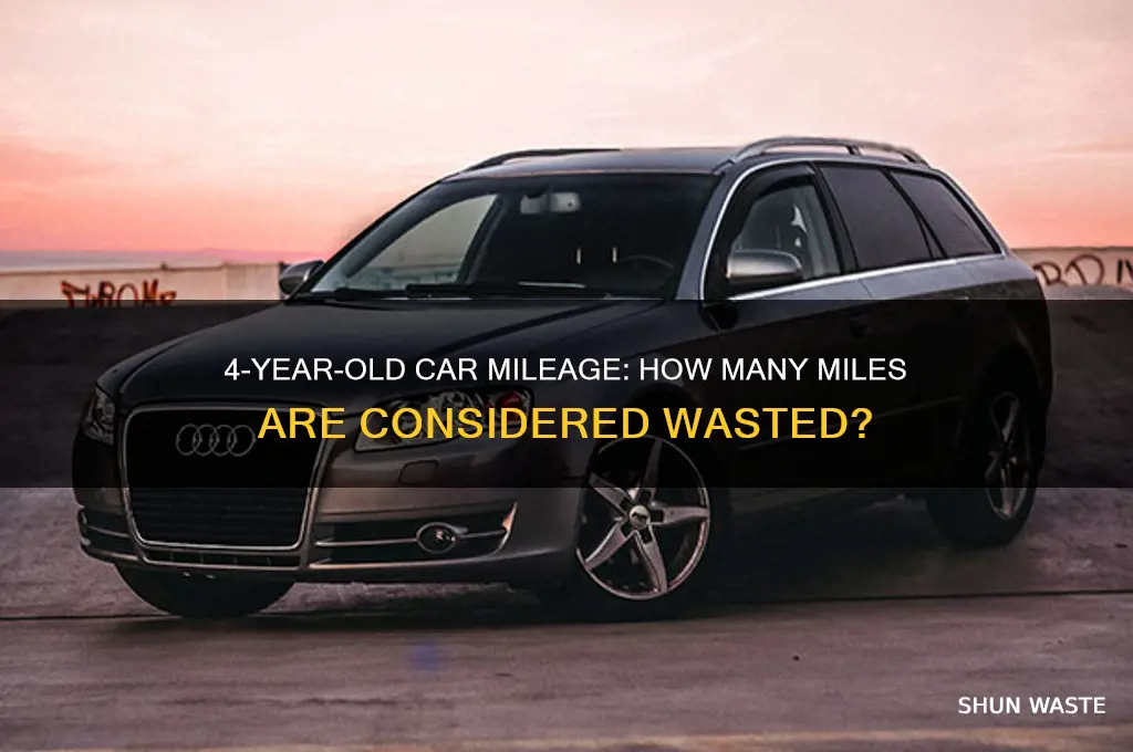 4-Year-Old Car Mileage: How Many Miles Are Considered Wasted? | ShunWaste