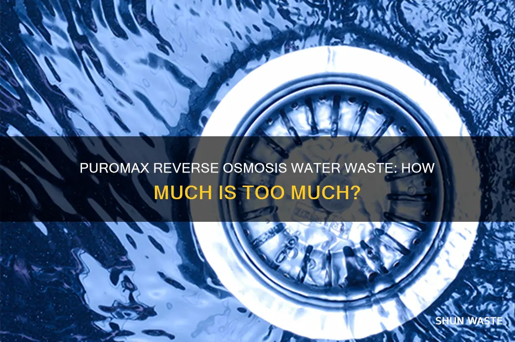 Puromax Reverse Osmosis Water Waste: How Much Is Too Much? | ShunWaste