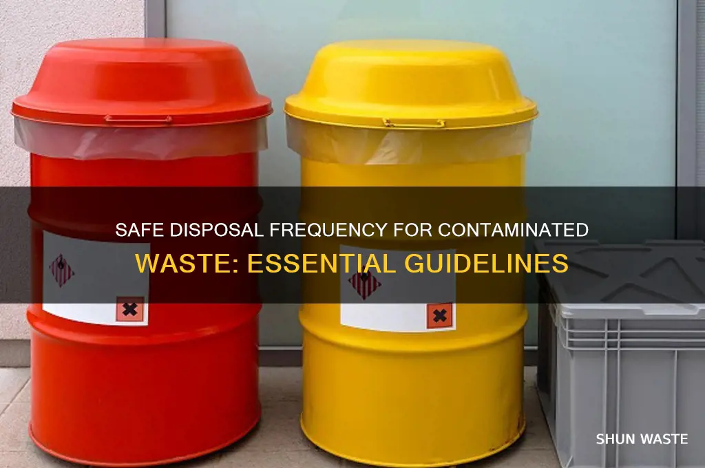 Safe Disposal Frequency For Contaminated Waste: Essential Guidelines ...