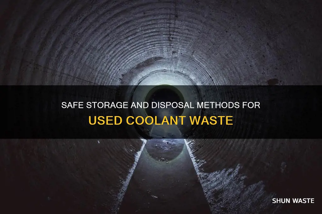 Safe Storage And Disposal Methods For Used Coolant Waste | ShunWaste