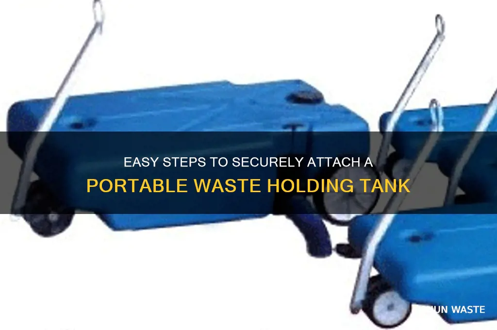 Easy Steps To Securely Attach A Portable Waste Holding Tank | ShunWaste