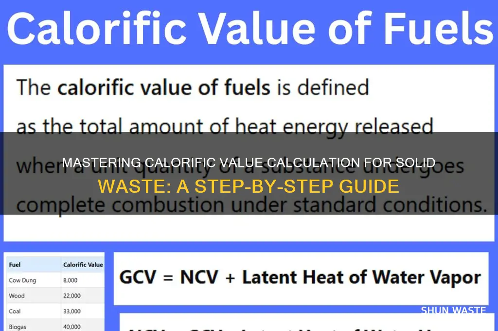 Mastering Calorific Value Calculation For Solid Waste: A Step-By-Step ...