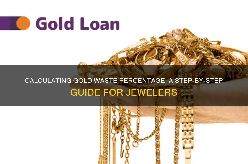 Calculating Gold Waste Percentage: A Step-By-Step Guide For Jewelers ...