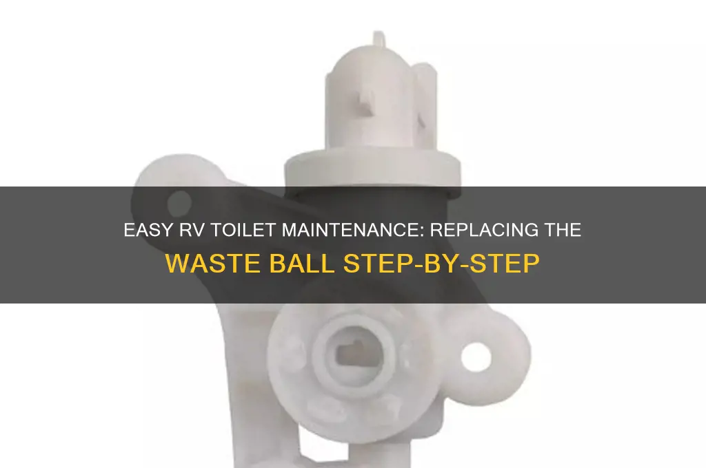 Easy Rv Toilet Maintenance: Replacing The Waste Ball Step-By-Step ...