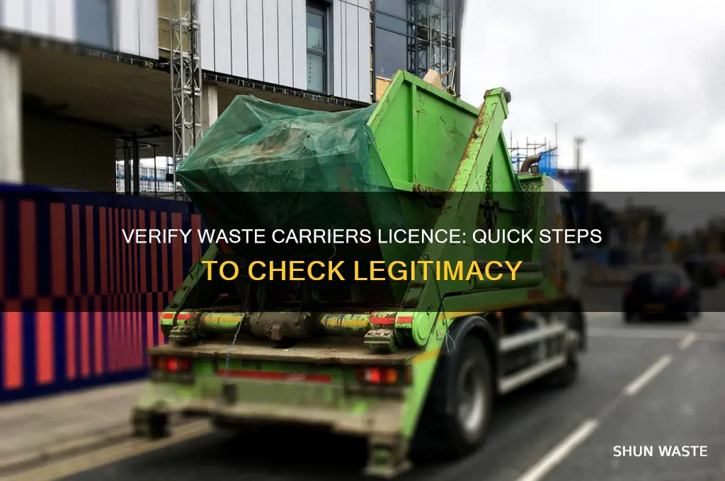 Verify Waste Carriers Licence: Quick Steps To Check Legitimacy | ShunWaste