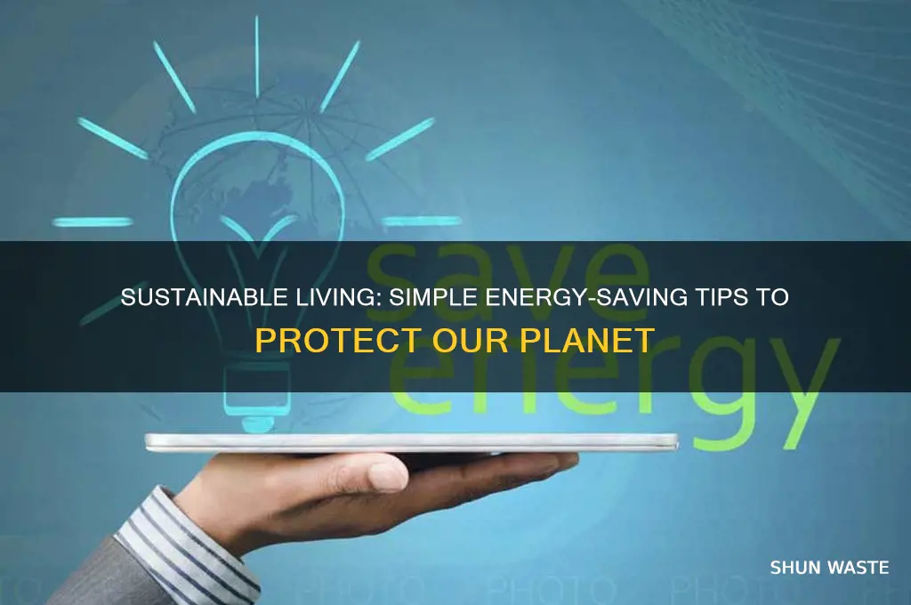 Sustainable Living: Simple Energy-Saving Tips To Protect Our Planet ...