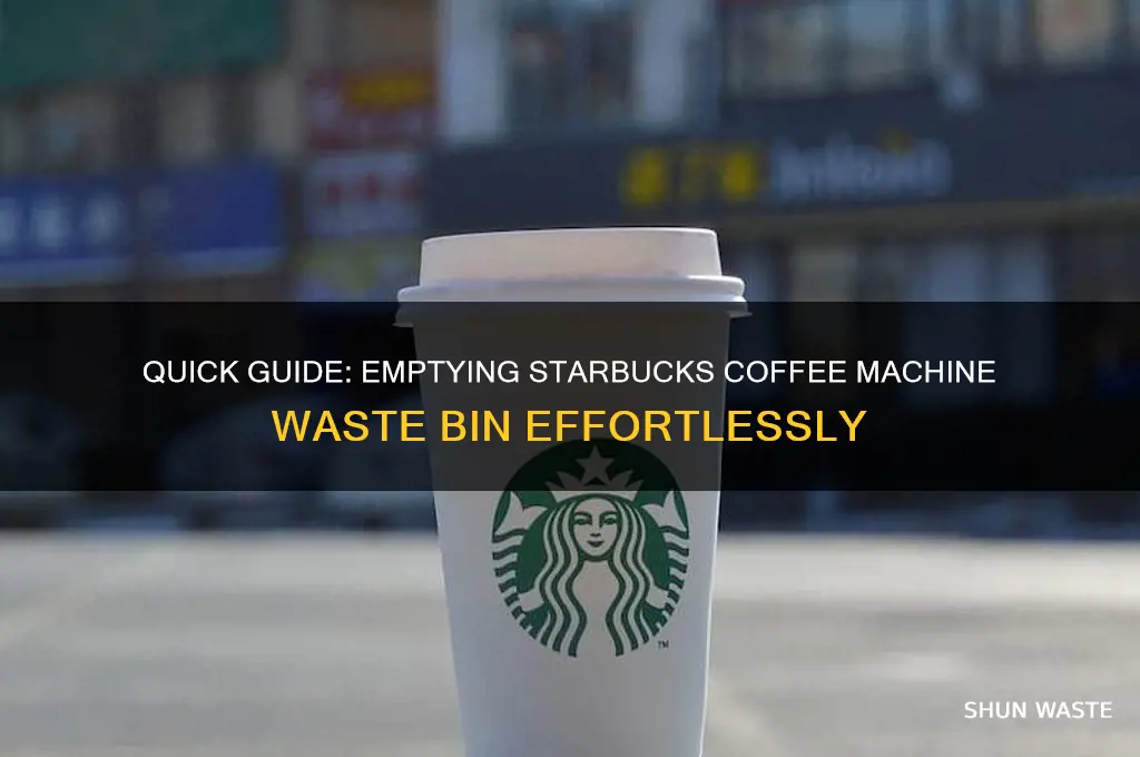 Quick Guide: Emptying Starbucks Coffee Machine Waste Bin Effortlessly ...