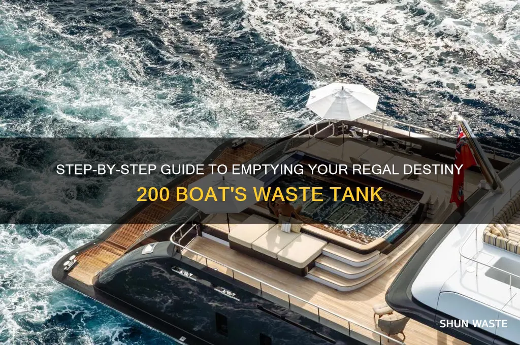 Step-By-Step Guide To Emptying Your Regal Destiny 200 Boat's Waste Tank ...