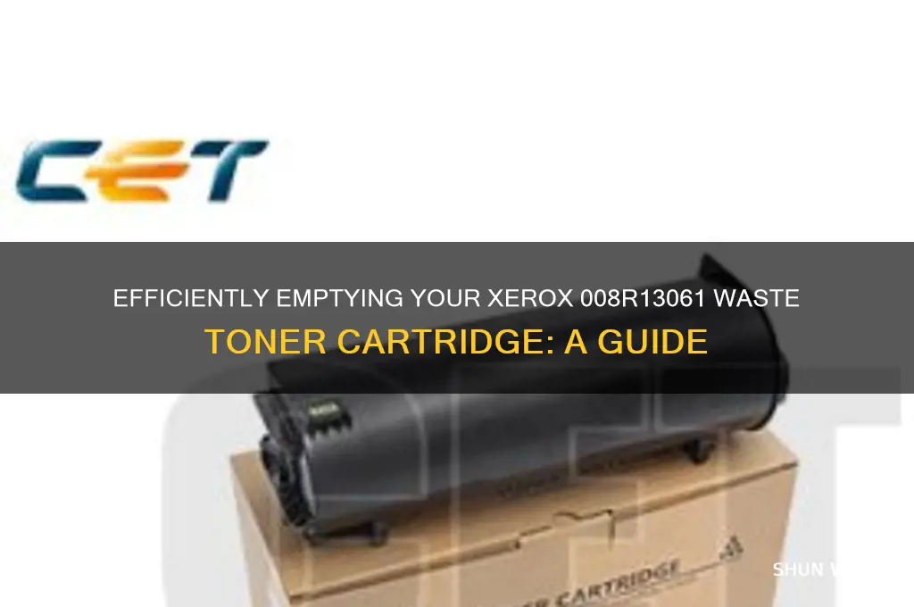 Efficiently Emptying Your Xerox 008R13061 Waste Toner Cartridge: A ...