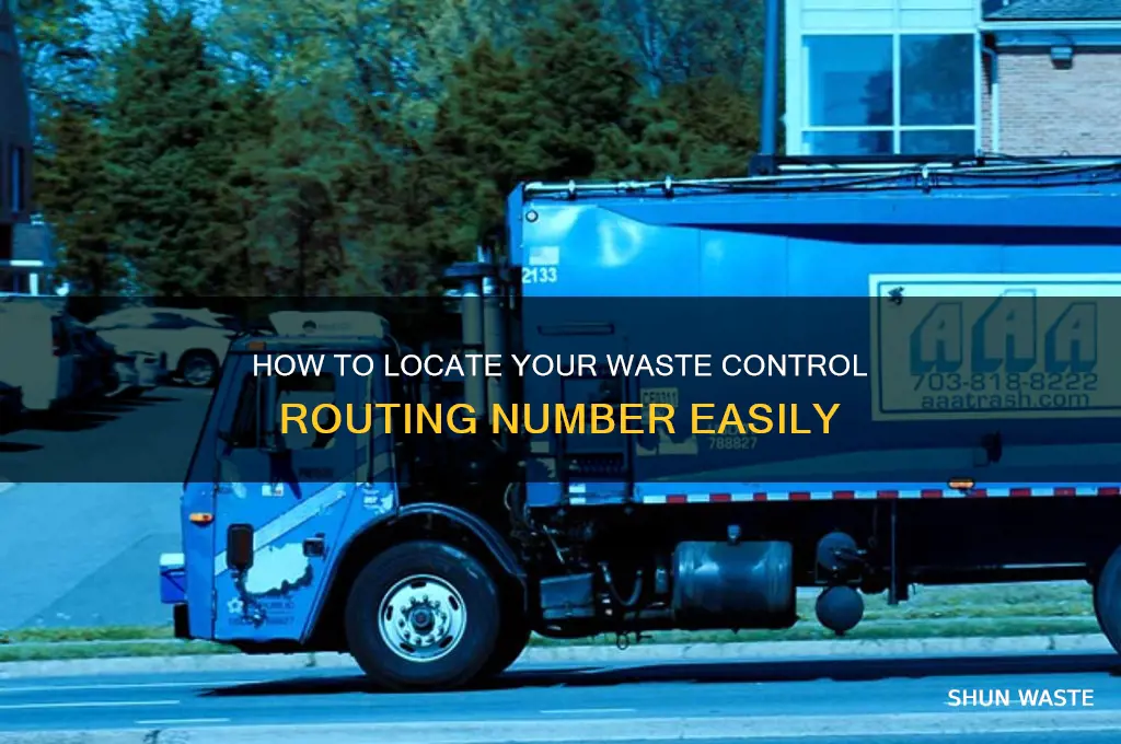 How To Locate Your Waste Control Routing Number Easily | ShunWaste