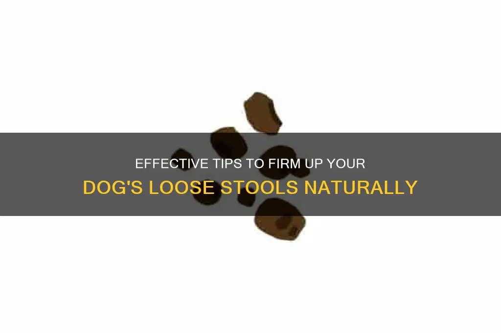 Effective Tips To Firm Up Your Dog's Loose Stools Naturally | ShunWaste