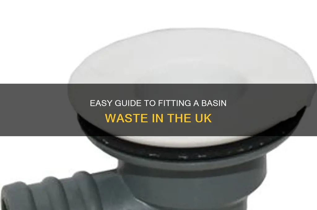 Easy Guide To Fitting A Basin Waste In The Uk | ShunWaste