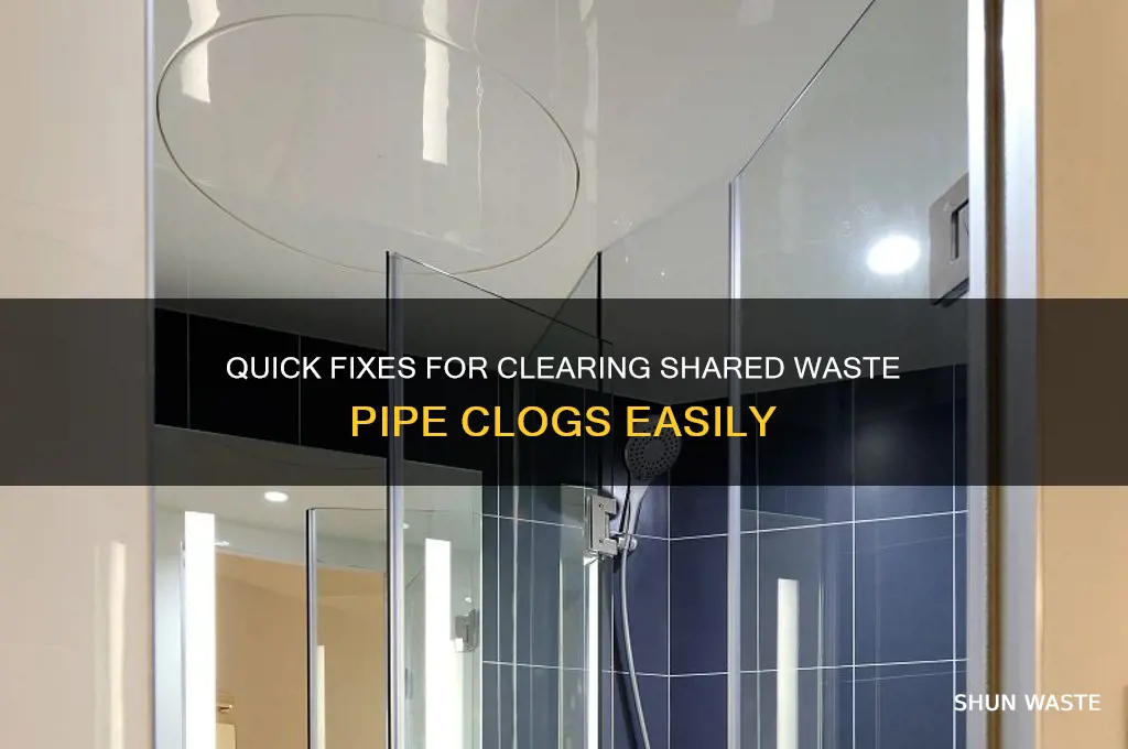 Quick Fixes For Clearing Shared Waste Pipe Clogs Easily | ShunWaste