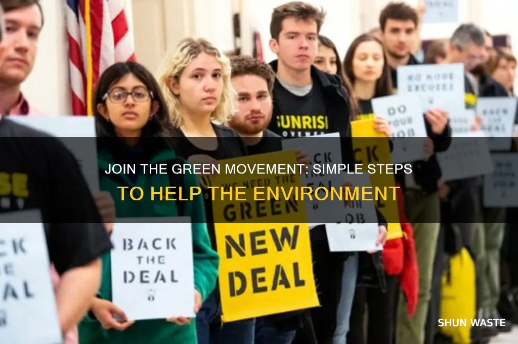 Join The Green Movement: Simple Steps To Help The Environment | ShunWaste
