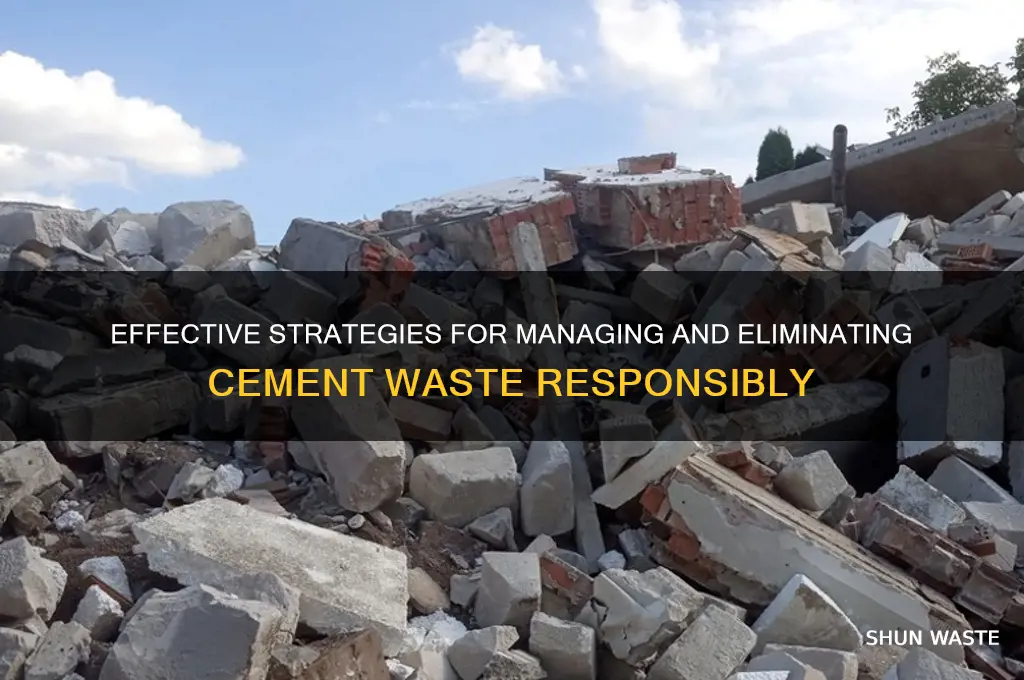 Effective Strategies For Managing And Eliminating Cement Waste ...