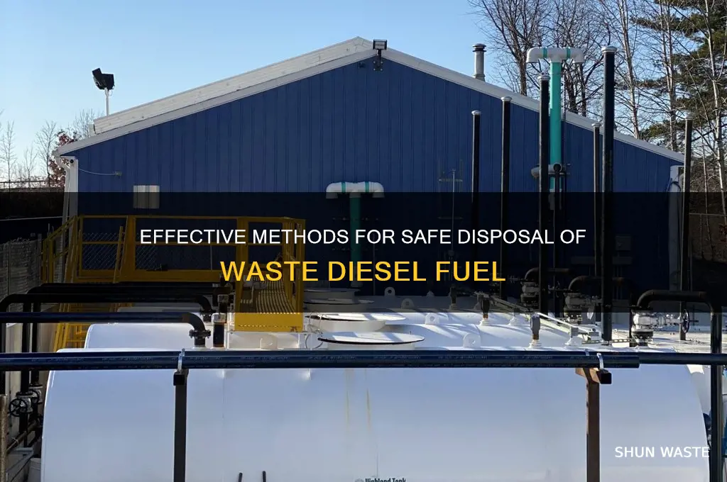 Effective Methods For Safe Disposal Of Waste Diesel Fuel | ShunWaste