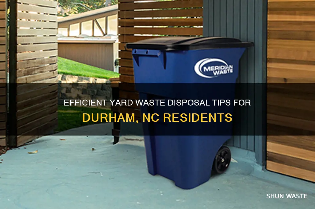 Efficient Yard Waste Disposal Tips For Durham, Nc Residents | ShunWaste