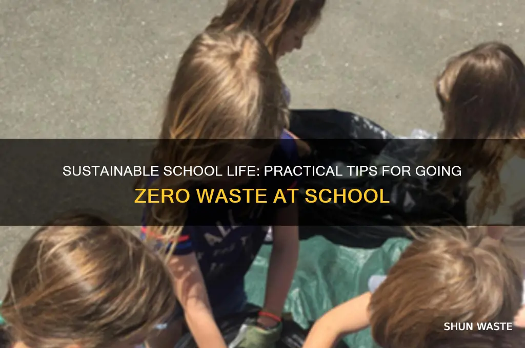 Sustainable School Life: Practical Tips For Going Zero Waste At School ...