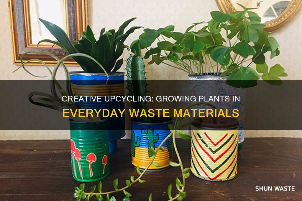 Creative Upcycling: Growing Plants In Everyday Waste Materials | ShunWaste