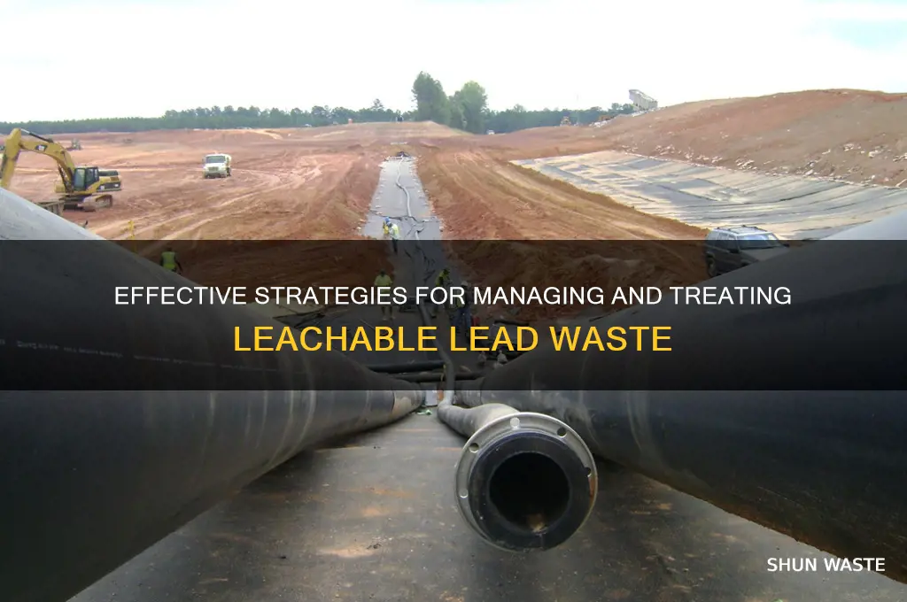 Effective Strategies For Managing And Treating Leachable Lead Waste ...