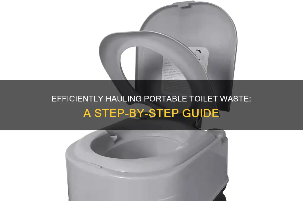 Efficiently Hauling Portable Toilet Waste: A Step-By-Step Guide | ShunWaste