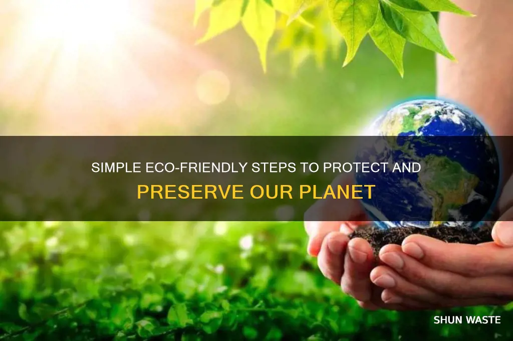 Simple Eco-Friendly Steps To Protect And Preserve Our Planet | ShunWaste