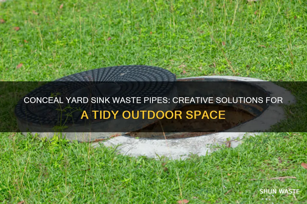 Conceal Yard Sink Waste Pipes: Creative Solutions For A Tidy Outdoor ...