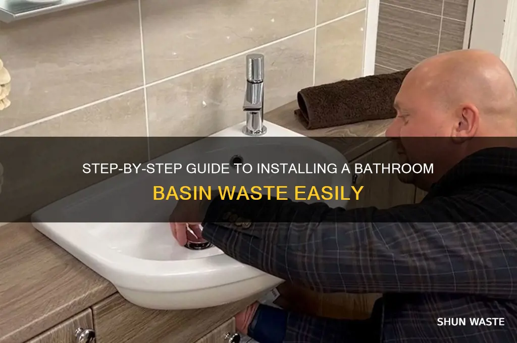 Step-By-Step Guide To Installing A Bathroom Basin Waste Easily | ShunWaste